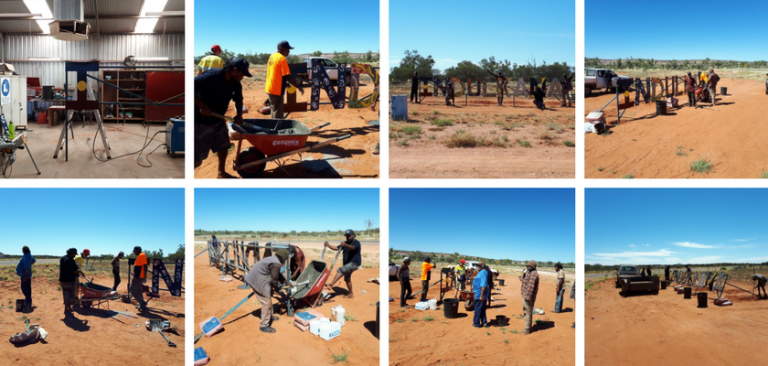 Helping Indulkana Community welcome their visitors - Skill Hire